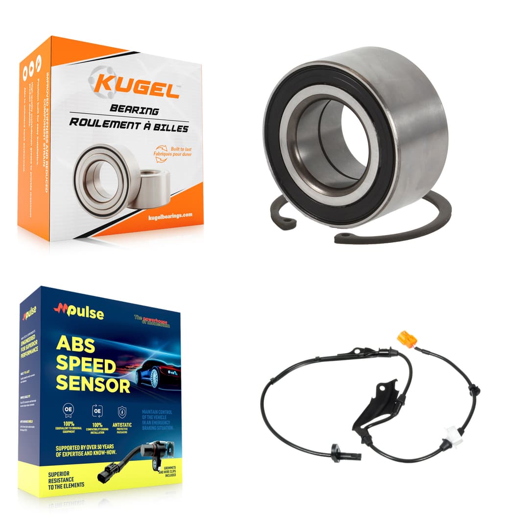 Front Wheel Bearing And ABS Sensor Kit For Honda Accord Acura TSX K7S ...